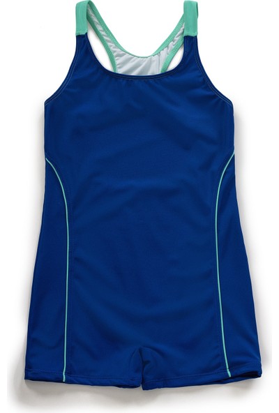 Endeep Kız Çocuk Mavi Yüzücü Mayo