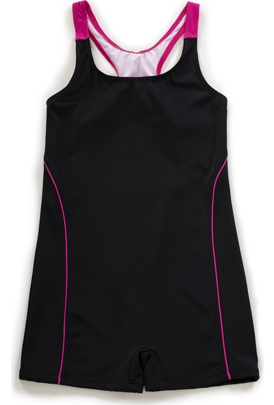 Endeep Kız Çocuk Siyah Yüzücü Mayo