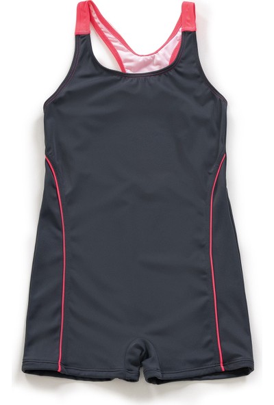 Endeep Kız Çocuk Gri Yüzücü Mayo