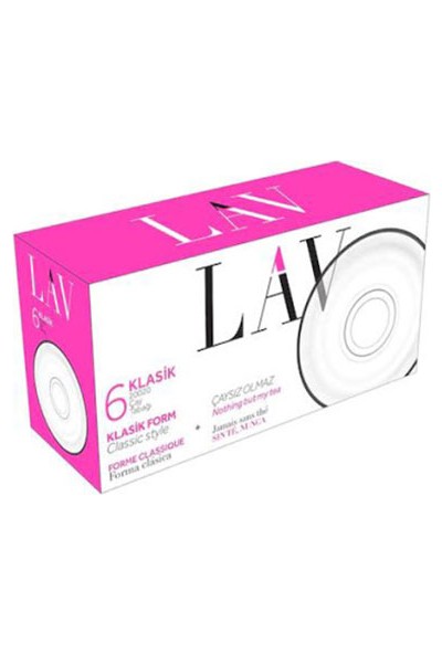 Lav Sade Çay Tabağı