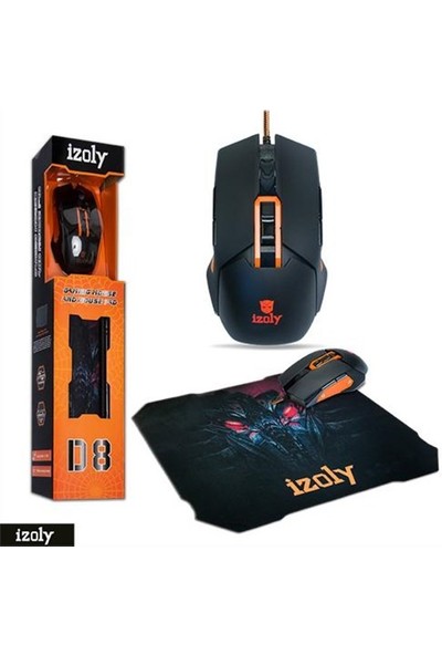 Izoly G900 Oyuncu Mouse ve Mouse Pad