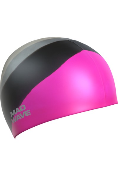 Mad Wave Silicone Cap Multi Adult Pink One Size Mad Wave Silicone Cap Multi Adult Pink One Size