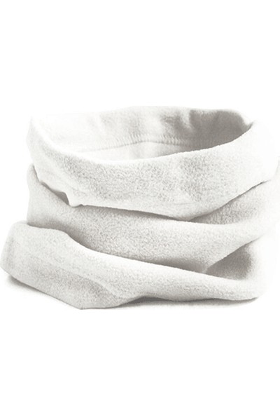 Ega Toptan Polar Bere Boyunluk Unisex - Beyaz Ega Toptan Polar Bere Boyunluk Unisex - Beyaz