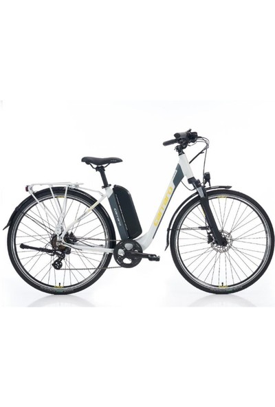 Carraro Ecomfort 2.1 Şehir Bisikleti 470H Hd 28 Jant 7 Vites Mat Storm Gri-Antrasit-Sarı