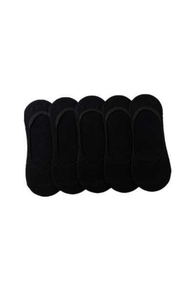 Çorapmanya 6' Lı Paket Siyah Bambu Suba Görünmez Kaydırmaz Topuk Silikonlu Kadın Babet Çorap Çorapmanya 6' Lı Paket Siyah Bambu Suba Görünmez Kaydırmaz Topuk Silikonlu Kadın Babet Çorap