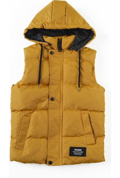 Çıkarılabilir Kapüşonlu Su Geçirmez Erkek Çocuk Şişme Yelek 7-12 Yaş