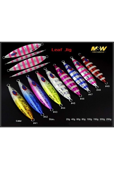M&w Leaf Slow Jig 20 gr - 47 M&w Leaf Slow Jig 20 gr - 47