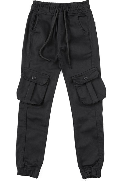 Pina Kids Erkek Çocuk Cepli Kargo Pantolon Likralı Kanvas