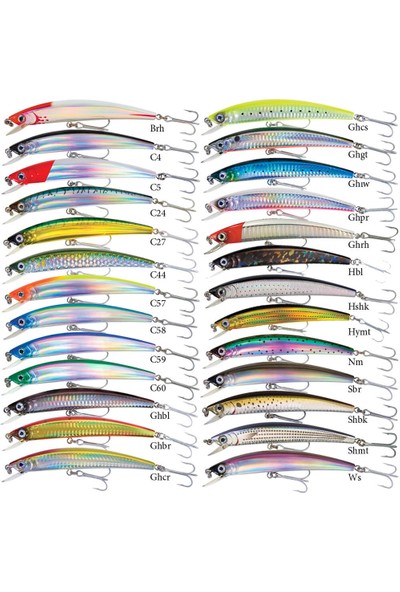Yo-zuri Yozuri Original Crystal Minnow Floating Sahte Balığı Yo-zuri Yozuri Original Crystal Minnow Floating Sahte Balığı