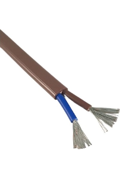 Star 2x1,5mm² Tekne ve Karavan Kalaylı Kablo 30 Metre Kalaylı Yassı Marin Kablo Kahverengi Star 2x1,5mm² Tekne ve Karavan Kalaylı Kablo 30 Metre Kalaylı Yassı Marin Kablo Kahverengi