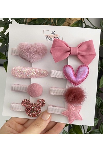 My Babys World Pembe Klips Toka Seti