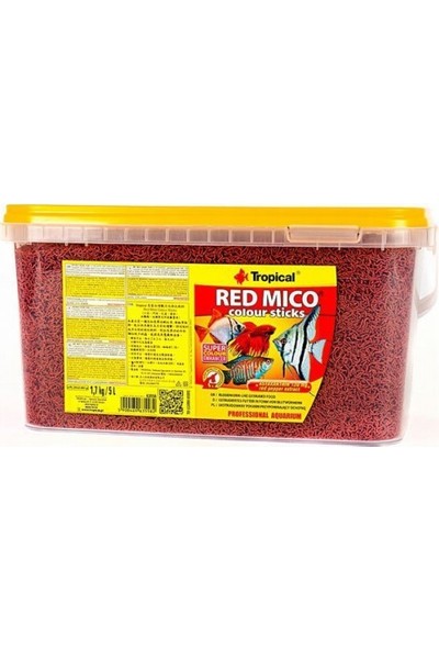Tropical Red Mico Colour Sticks Yem (Kan Kurdu) 50 Gr. Tropical Red Mico Colour Sticks Yem (Kan Kurdu) 50 Gr.