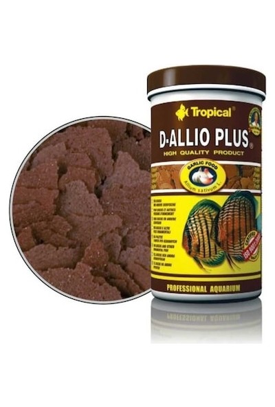 Tropical D-Allio Plus Sarımsaklı Pul Yem 50 Gr. Tropical D-Allio Plus Sarımsaklı Pul Yem 50 Gr.