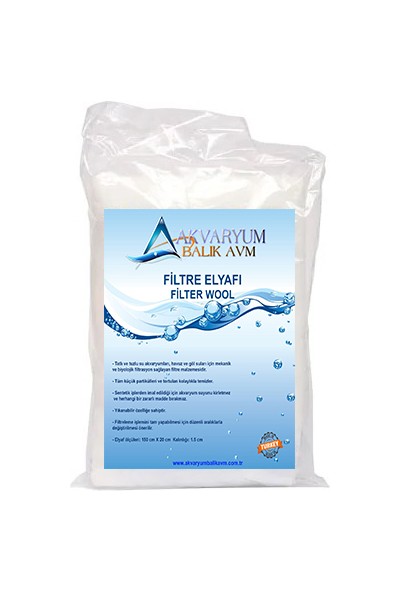 Akvaryum Balık Avm Akvaryum Filtre Elyafı 150CM x 20CM 5 Adet Akvaryum Balık Avm Akvaryum Filtre Elyafı 150CM x 20CM 5 Adet