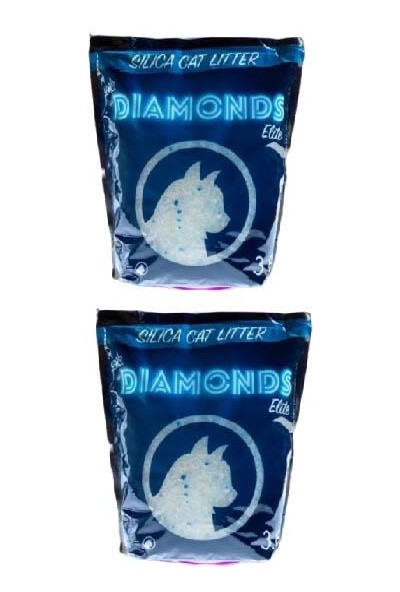 Diamonds Luxury Silica Kedi Kumu 3.8 L x 2 Adet