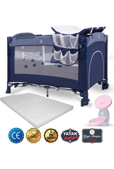 Kraft Fresh Anne Yanı Oyun Parkı + Yatak + Göğüs Pompası