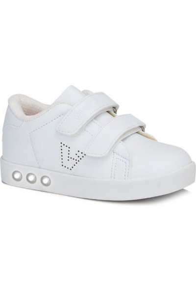 Vicco Oyo Kız/erkek Çocuk Işıklı Beyaz Sneaker Bebe Patik Unisex Günlük Spor Ayakkabı 313.P19K.100 Vicco Oyo Kız/erkek Çocuk Işıklı Beyaz Sneaker Bebe Patik Unisex Günlük Spor Ayakkabı 313.P19K.100