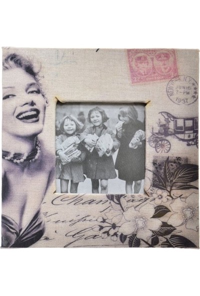 Tekno İstanbul Decotown Marilyn Monroe Tasarım Ahşap Resim Fotoğraf Çerçevesi
