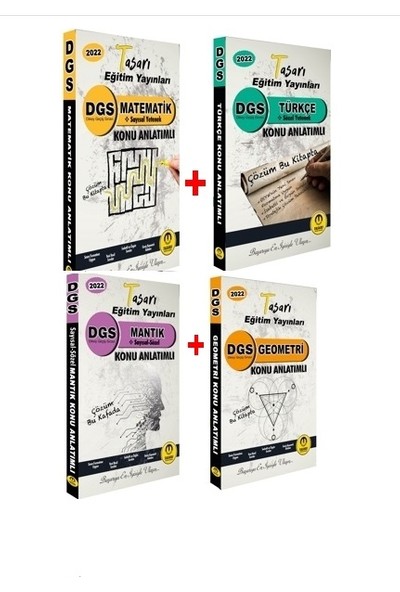 Dgs Karması 4 Lü Konu Analtımlı Set 2021 | Tasarı Yayınları Dgs Karması 4 Lü Konu Analtımlı Set 2021 | Tasarı Yayınları