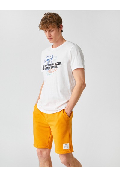 Koton Erkek Bağcıklı Etiketli Şort