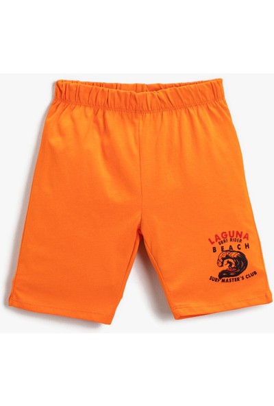 Koton Surf Baskılı Şort Pamuklu