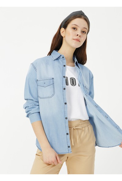 Limon Indigo Denim Gömlek