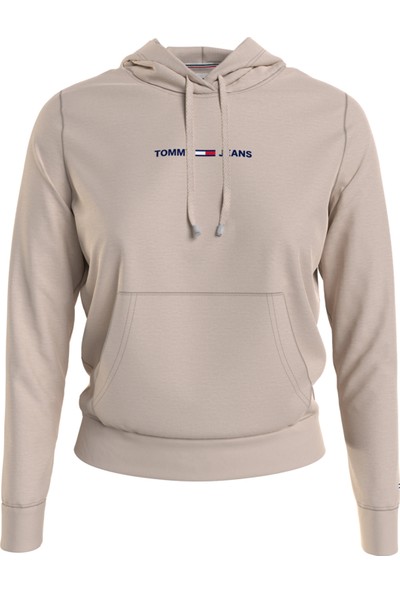 Tommy Jeans Kapüşonlu Taş Kadın Sweatshirt - DW0DW10132ABI
