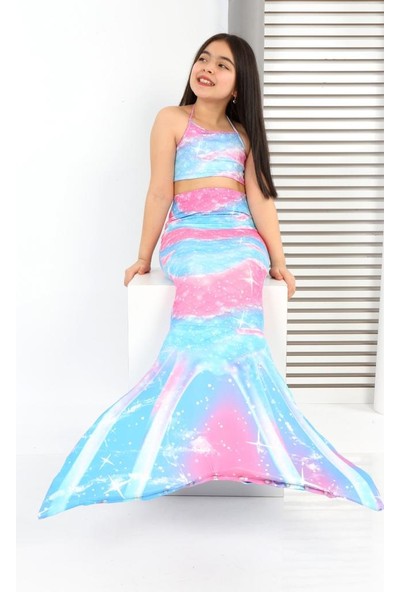 Yavrumsa Deniz Kızı Kostüm Mayo 3 Lu Takım Yavrumsa Deniz Kızı Kostüm Mayo 3 Lu Takım