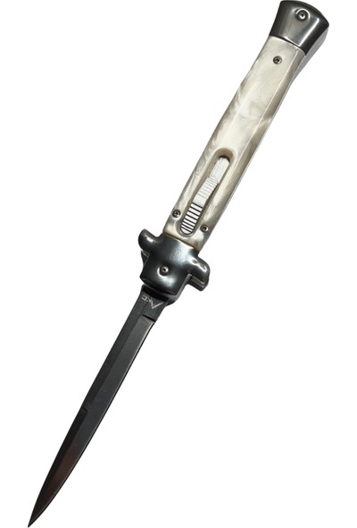 Vasque - Akc Italyan Stil Stiletto Içten Çıkmalı Sedef Çakı 27.5 cm Vasque - Akc Italyan Stil Stiletto Içten Çıkmalı Sedef Çakı 27.5 cm