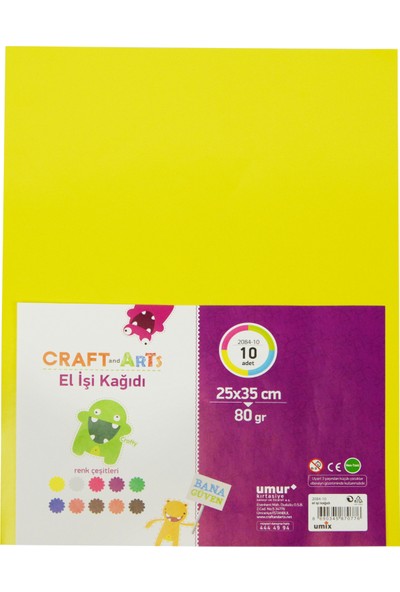 Umur Craft And Arts El Işi K Poşetli A4 10'lu Umur Craft And Arts El Işi K Poşetli A4 10'lu