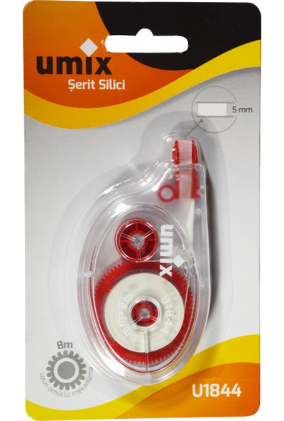 Umix Şerit Silici 5 mm x 8 M Blister Umix Şerit Silici 5 mm x 8 M Blister