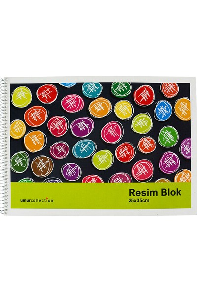 Umur Spiralli Resim Defteri 25 x 35 cm