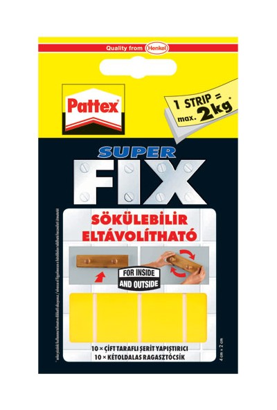 Pattex Yapıştırıcı Sökülebilir Superfıx 1029096 Pattex Yapıştırıcı Sökülebilir Superfıx 1029096