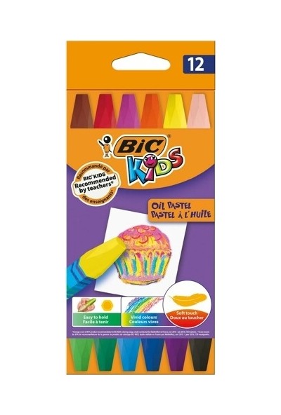 Bic Yaglı Pastel 12'li