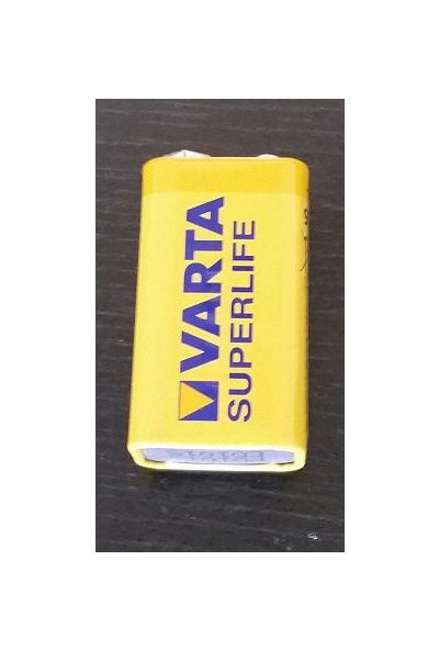 Varta Superlife Çinko Karbon 9V Pil
