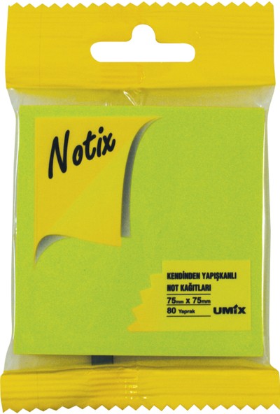 Notix Neon Yeşil 80 Yp 75X75 Asmalı Notix Neon Yeşil 80 Yp 75X75 Asmalı