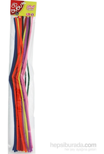 Bu-Bu Şönil 50CM 9 Renk 25'li BUBU00105