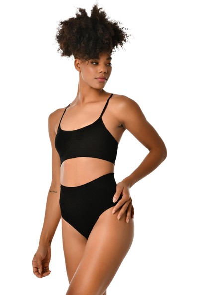 Steve Wolls Kadın Siyah Ip Askılı Pedli Büstiyer Steve Wolls Kadın Siyah Ip Askılı Pedli Büstiyer