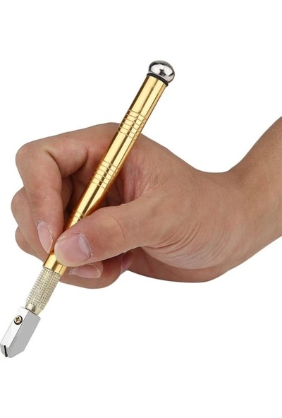 Elmas Kalem Cam Kesici Fayans Kesici Kendinden Yağlama Yağı Besleme Uçlu Cam Kesici Metal Saplı Elmas Kalem Cam Kesici Fayans Kesici Kendinden Yağlama Yağı Besleme Uçlu Cam Kesici Metal Saplı