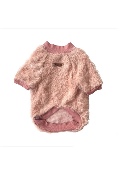 Luli Pet Pudra Ince Triko Sweatshirt