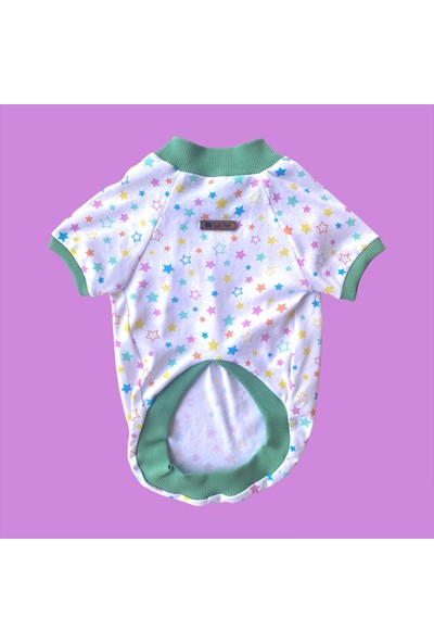 Luli Pet Yıldız Desenli Kedi Köpek T-Shirt Luli Pet Yıldız Desenli Kedi Köpek T-Shirt