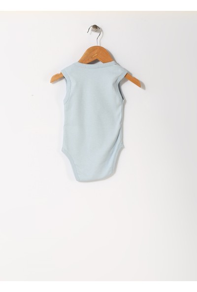 Mammaramma Çocuk Zürafa Baskılı Mavi Body