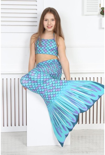 Yavrumsa Deniz Kızı Kostüm Mayo 3 Lu Takım Yavrumsa Deniz Kızı Kostüm Mayo 3 Lu Takım