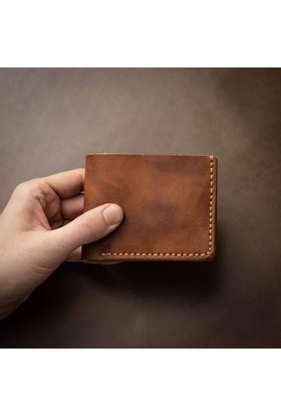 Craft And Luna El Yapımı Hakiki Deri Cüzdan - Castle