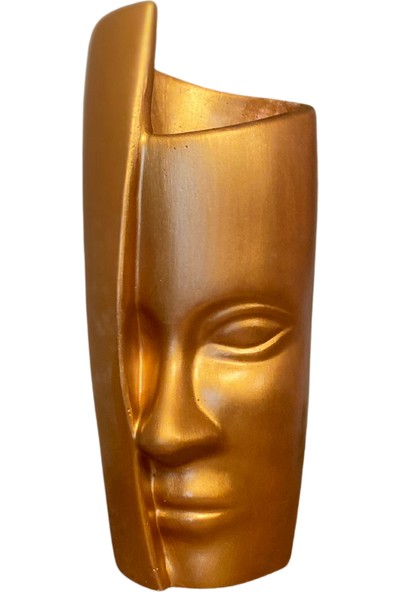 Yarım Yüz Vazo Saksı