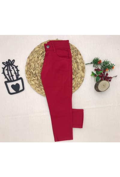 Can Kardeşler Erkek Çocuk Keten Renkli Dar Paça Pantolon