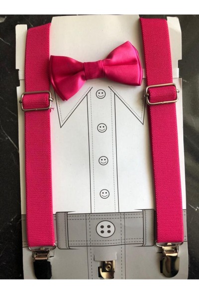 Panino Erkek Çocuk Papyon ve Askı Kemer Takımı 4-12 Yaş Panino Erkek Çocuk Papyon ve Askı Kemer Takımı 4-12 Yaş