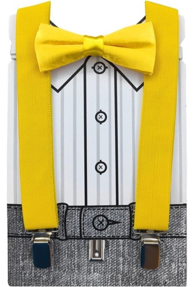 Panino Erkek Çocuk Papyon ve Askı Kemer Takımı 4-12 Yaş Panino Erkek Çocuk Papyon ve Askı Kemer Takımı 4-12 Yaş