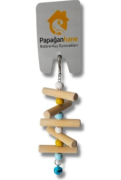 Papağanhane Fırfırlı Muhabbet Kuşu Oyuncağı