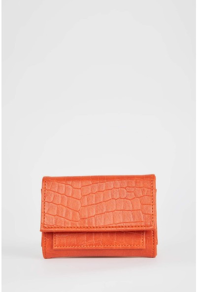 DeFacto Kadın Suni Deri Croco Cüzdan X0608AZNS